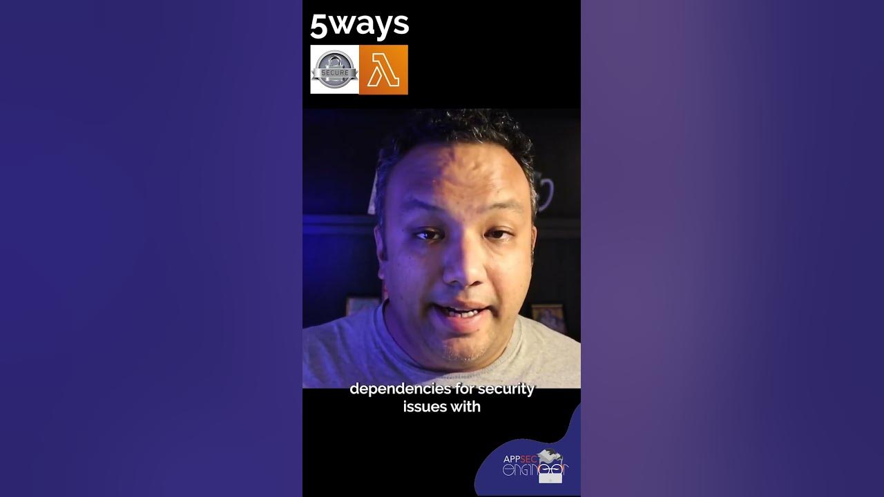 5 ways to secure AWS Lambda Functions | AppSecEngineer Shorts - YouTube