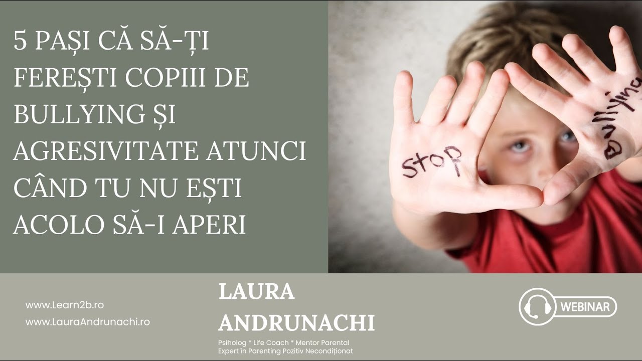 5 Pași ca să-ti ferești copiii de bullying și agresivitate atunci când ...