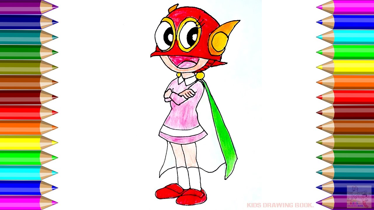 HOW TO DRAW PAKO FROM PERMAN CARTOON STEP BY STEP FOR KIDS ! KIDS ...