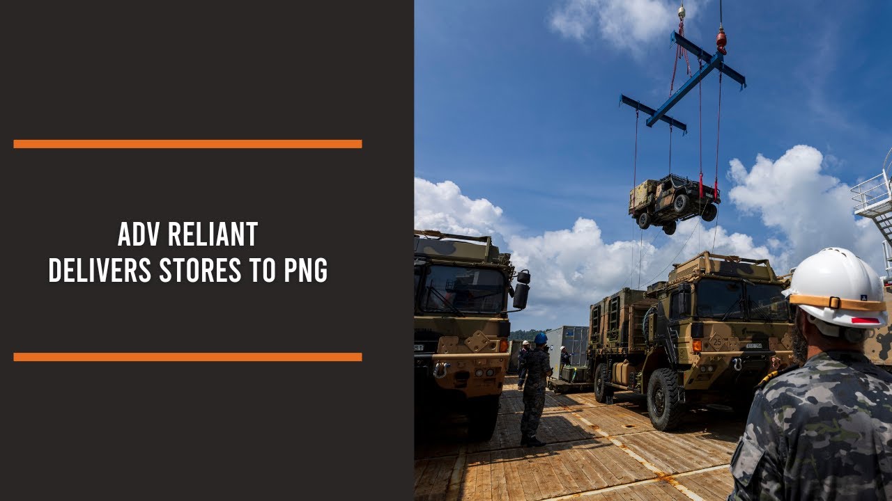ADV Reliant delivers stores to PNG - YouTube