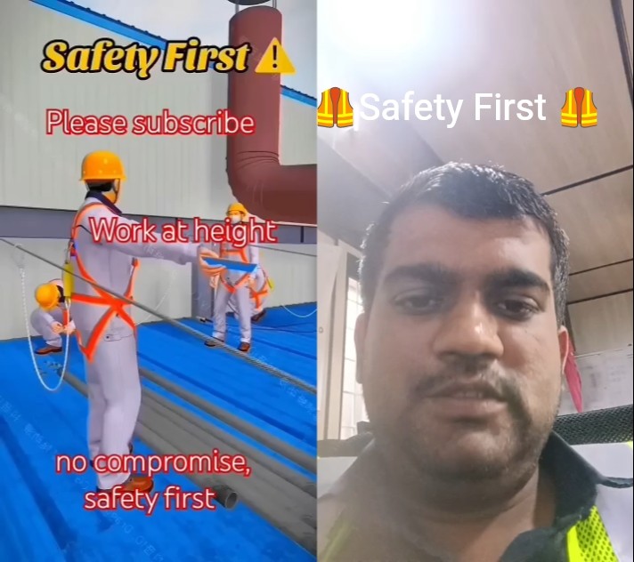 🦺safety First 🦺 Construction Site Safety Shortviralvideos Shorts 4259
