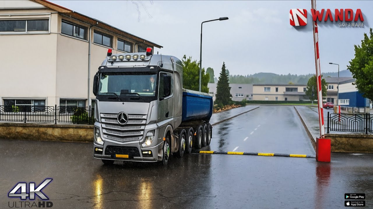 Truckers of Europe 3 | driving truck in Tubingen off-road gameplay ...