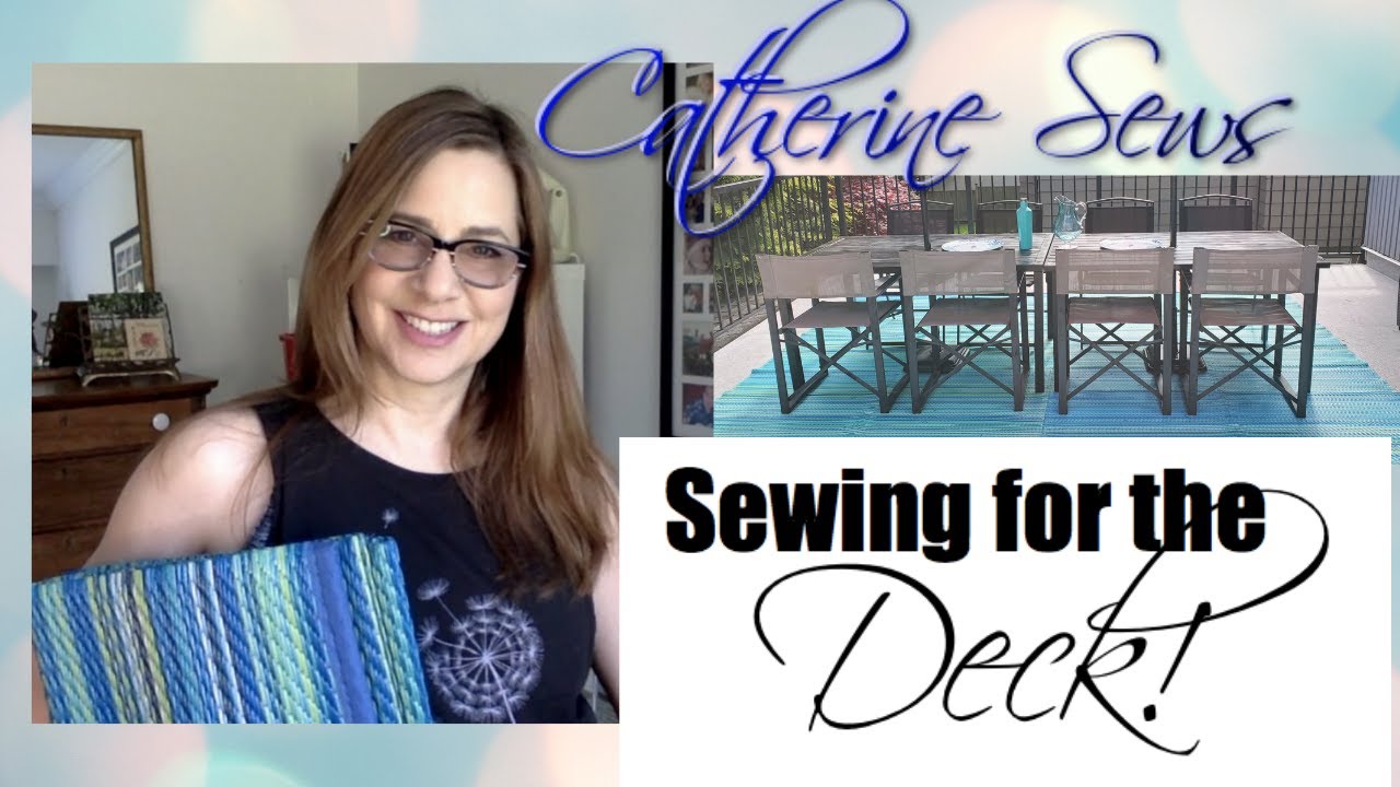 Sewing for the Deck! - YouTube