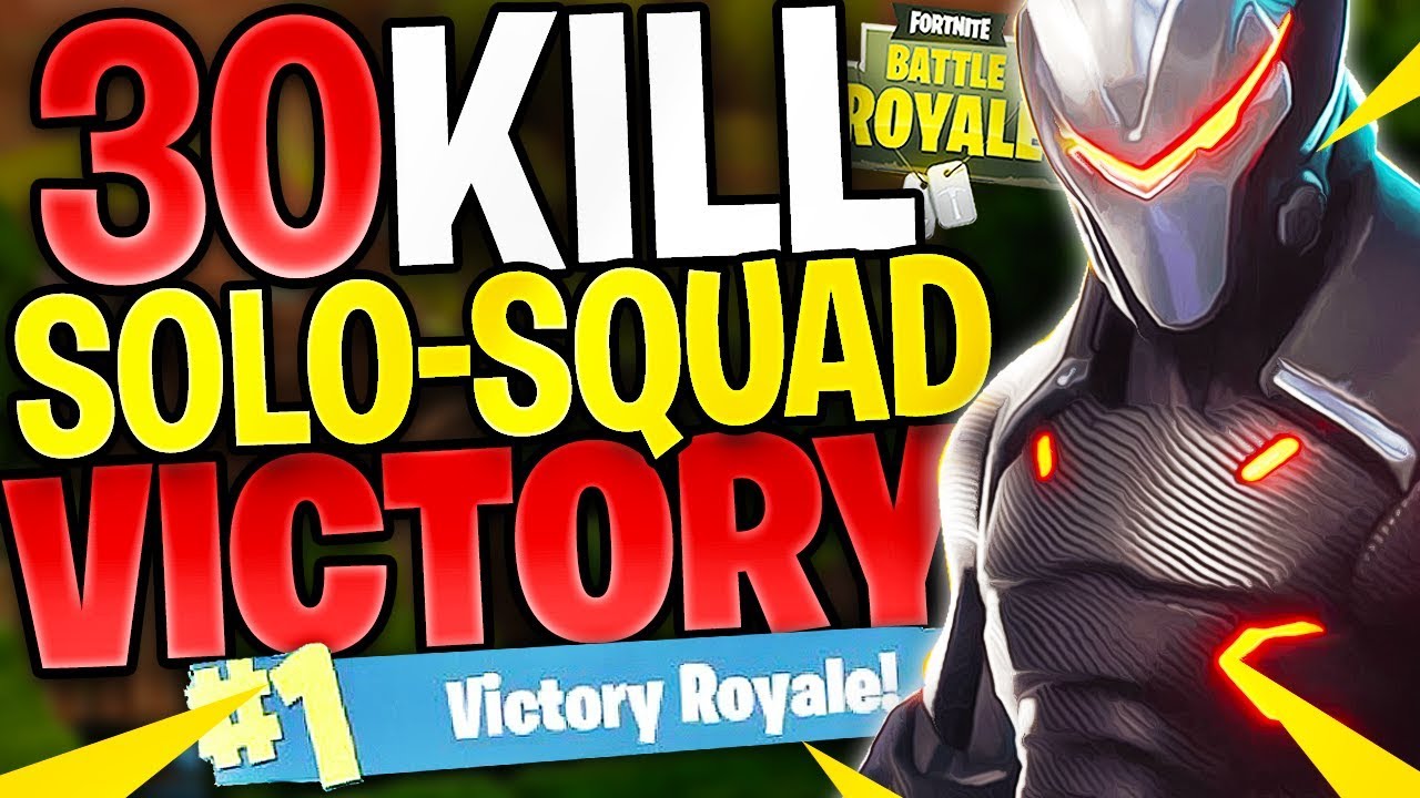 CRAZY 30 Kill SOLO vs SQUADS VICTORY! (Fortnite Battle Royal) - YouTube
