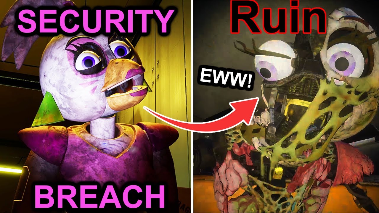 Chicka Is UGLY! | FNAF Security Breach Ruin DLC PT 2| - YouTube