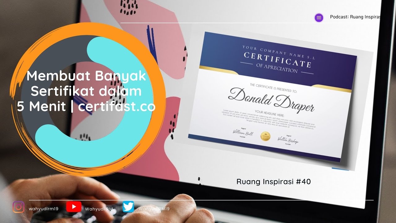 Cara Membuat Banyak Sertifikat Sekaligus dengan Mudah dengan certifast ...