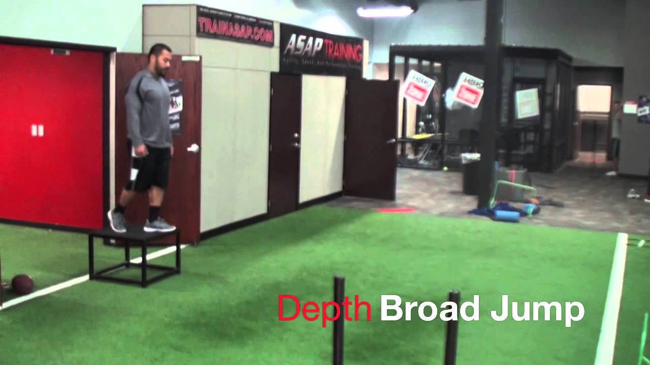 Depth Broad Jump - YouTube