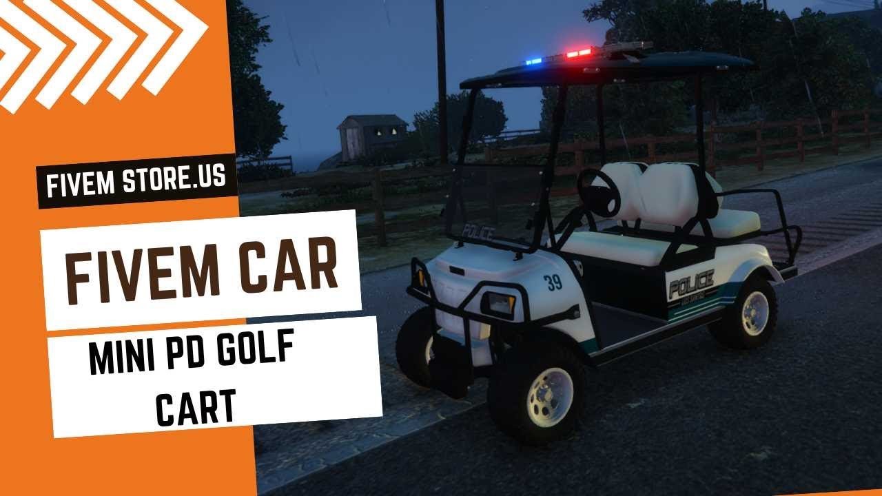 FiveM Mini PD Golf Cart #fivem #car - YouTube