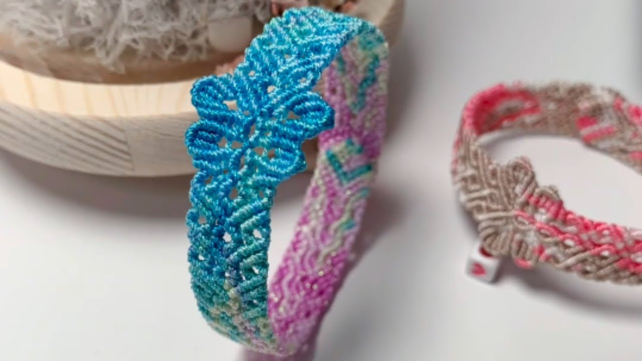 how to make bracelet with thread｜embroidery bracelet tutorial｜new ...