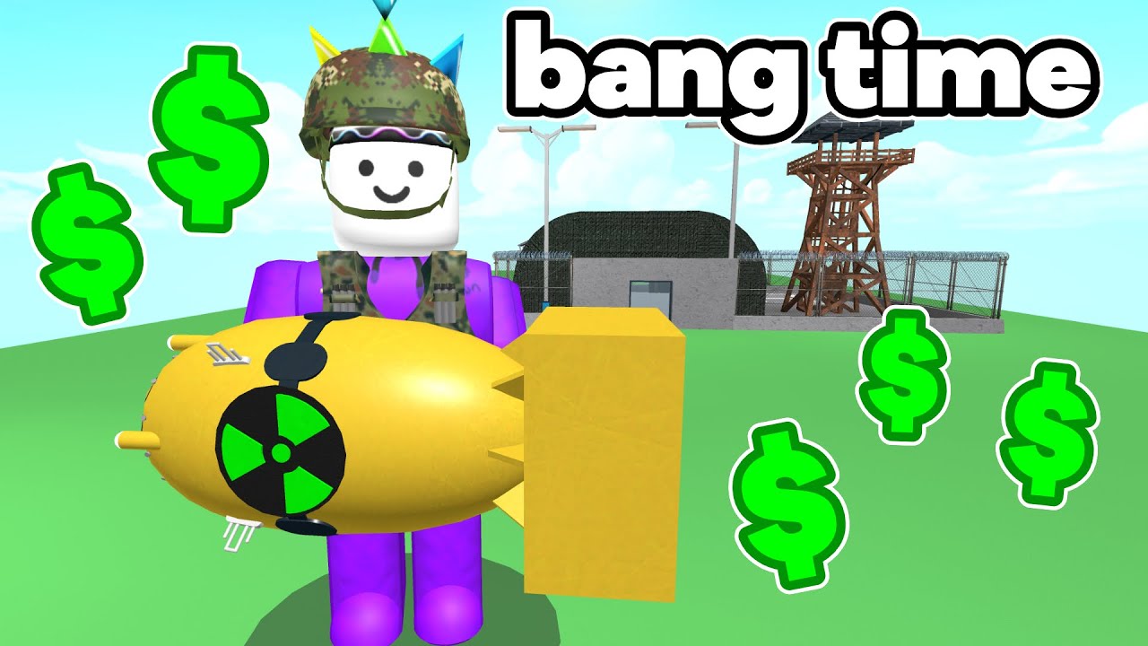 I built big weapons to get Tons of CASH on Roblox tycoon - YouTube