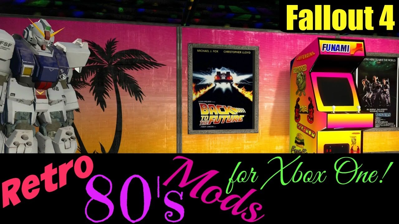 Fallout 4 Retro 80's Mods for Xbox One! - YouTube