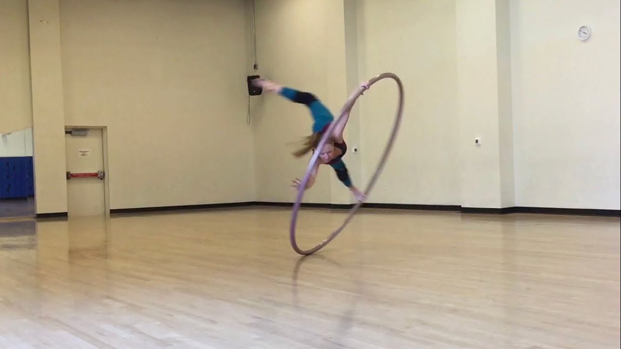 Lea Diane Cyr Wheel Training (27 week progress) - YouTube