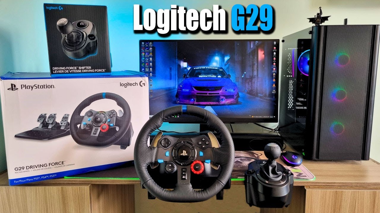 🎮 Logitech G29 Steering Wheel for PS5/PC + Shifter logitech unboxing ...