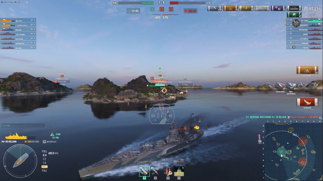 WORLD OF WARSHIPS - Best Premium T7 for Ranked #WOWS #NELSON #RANKED ...