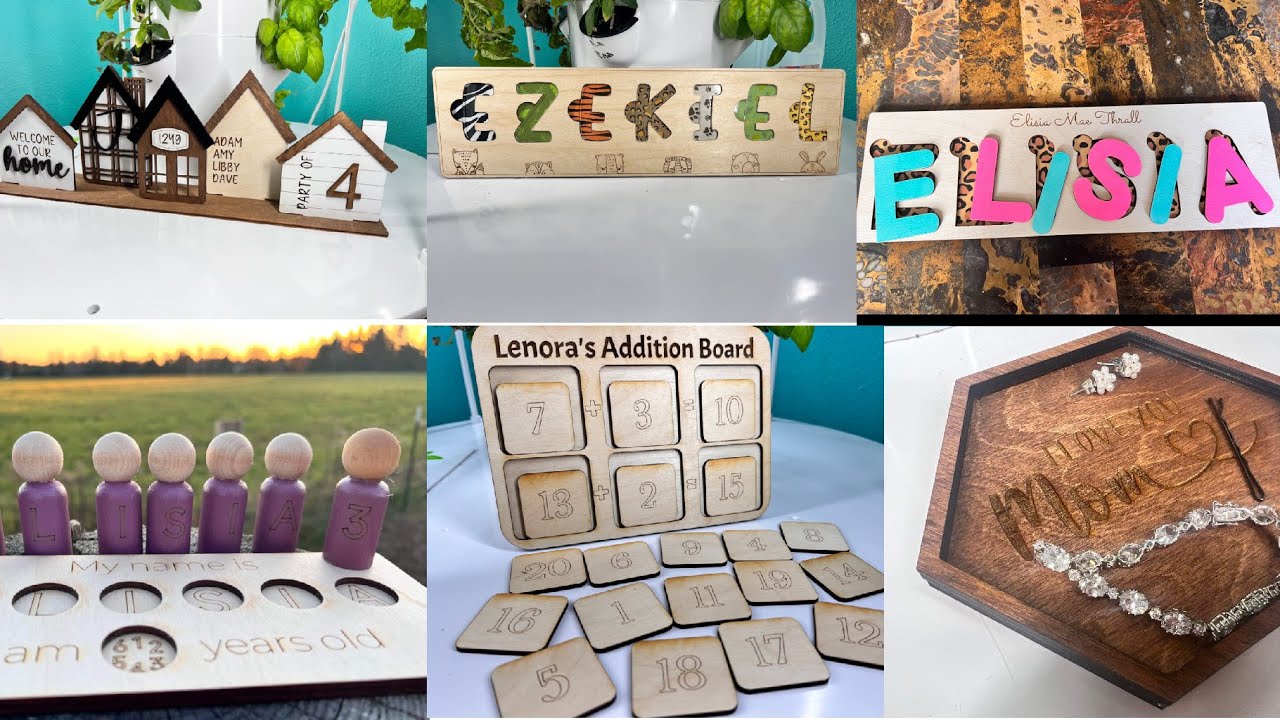 Projects I have Made With My Glowforge - YouTube