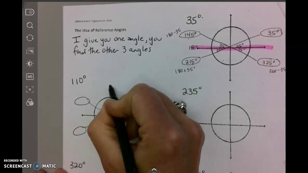 Reference Angle Notes - YouTube