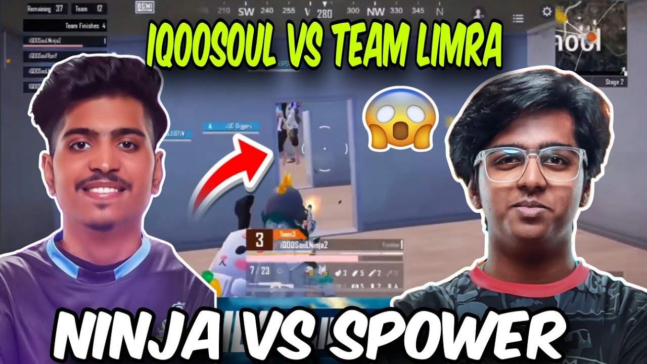 🚀iQOOSouL vs Team limra🚨soul Ninja vs spower🔥#soul #teamsoul#scrims # ...