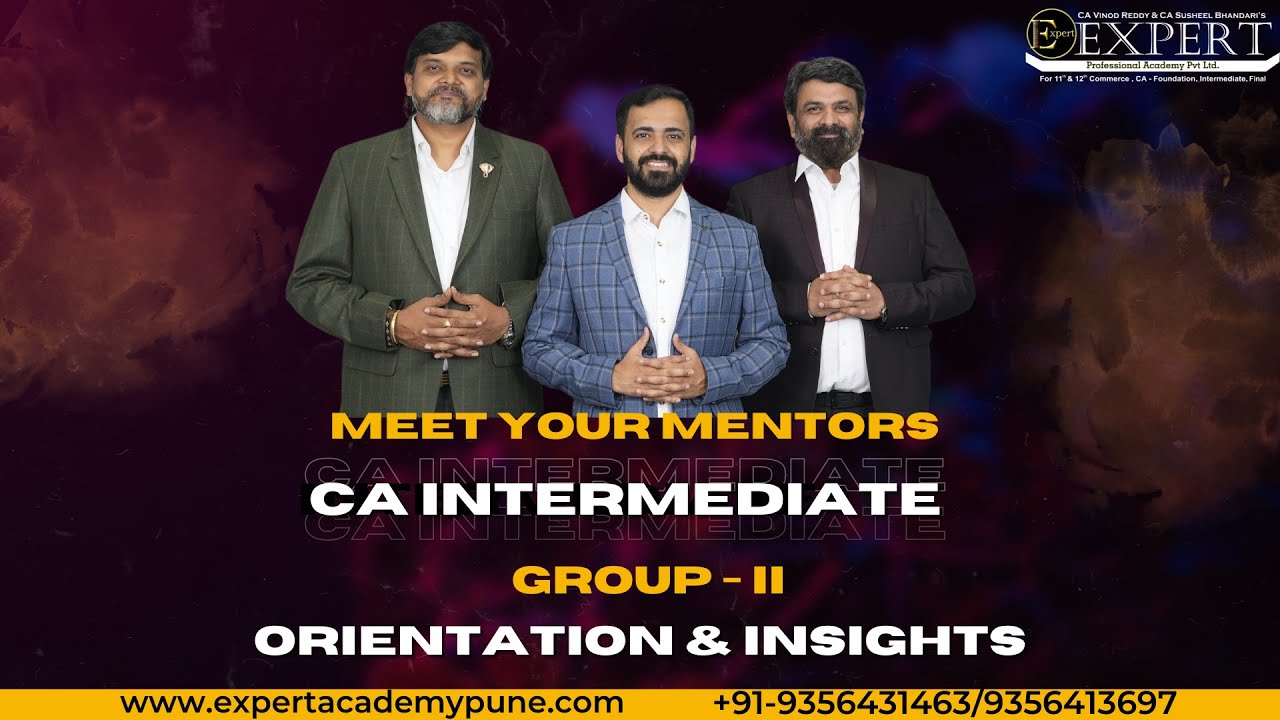 Meet your Mentors - CA Inter 2 - Orientation and Insights - YouTube