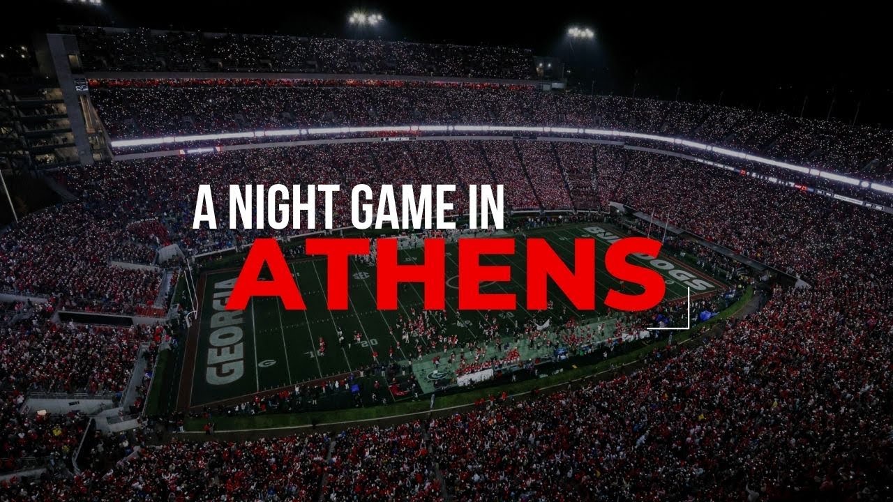 Georgia's Sanford Stadium at Night is WILD | Georgia vs Kentucky - YouTube