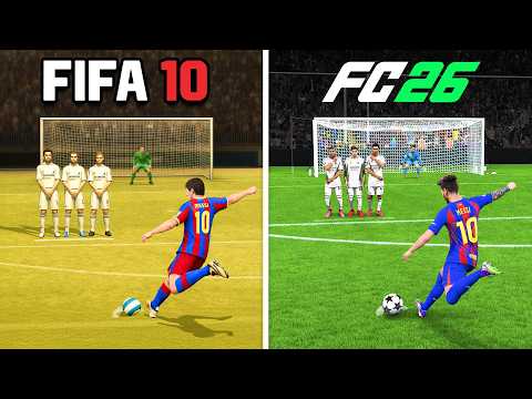 Scoring 1 Messi Free Kick in Every FIFA
