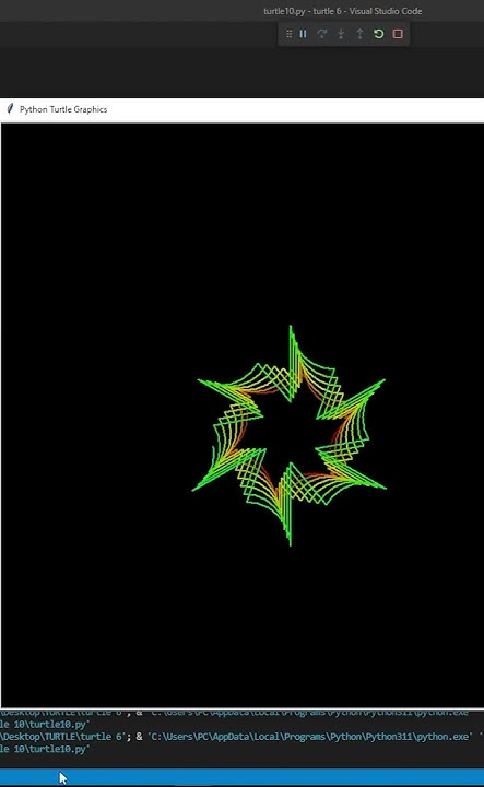 How to make amazing graphics by python turtle 7 - YouTube