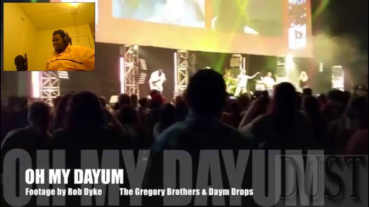DustDaRapper React: Oh My Dayum LIVE PERFORMANCE with Daym Drops - YouTube