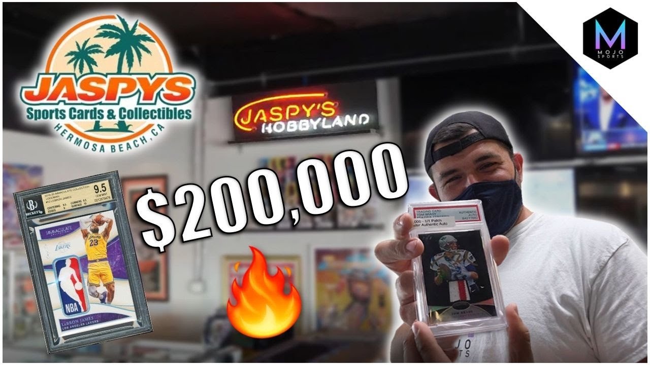 INSANE TRADING CARD SHOP: JASPYS SPORTS CARDS & COLLECTIBLES TOUR - YouTube