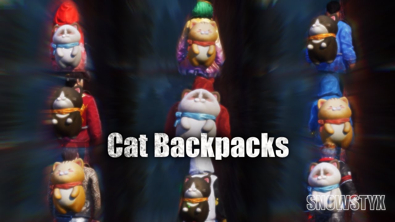 Cat Backpacks Showcase On All Survivors - Cat Adventure Collection ...