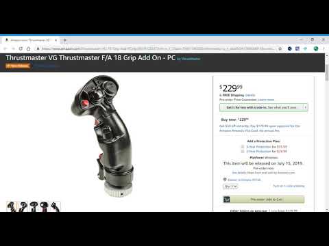 Coming 7/15/19: Thrustmaster VG Thrustmaster F/A 18 Grip Add On