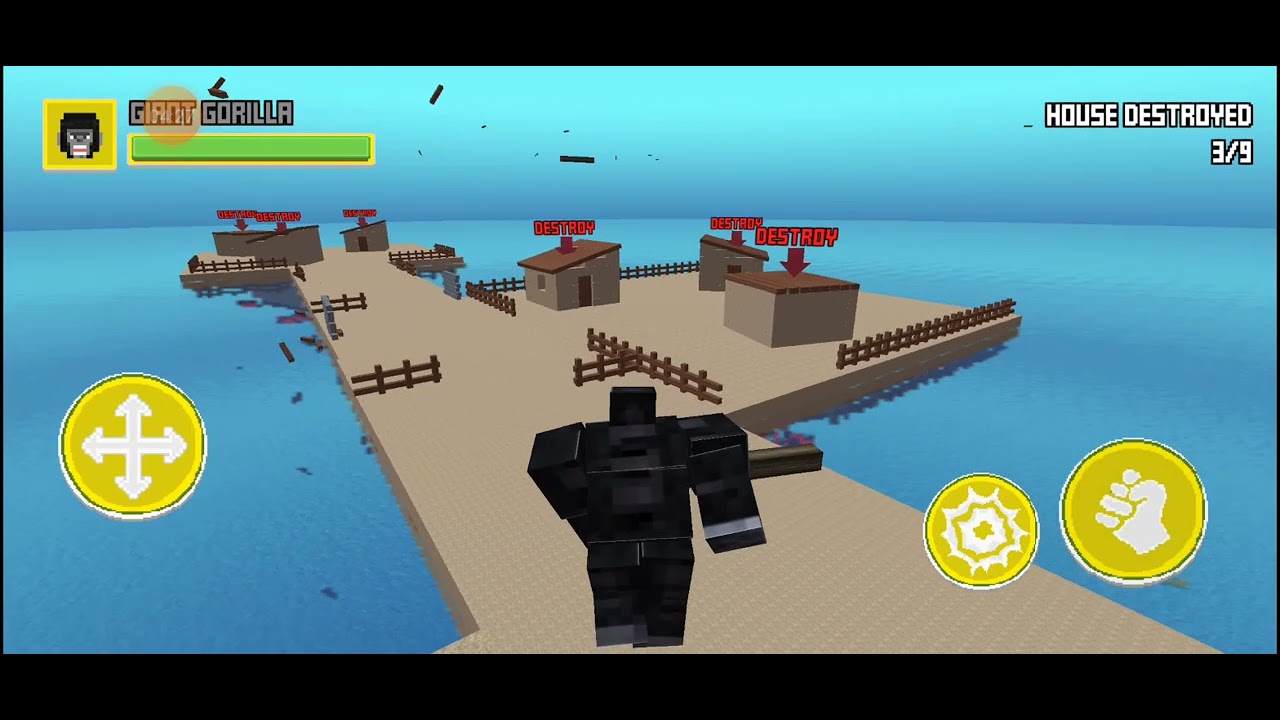 blocky titan gorilla!!!!! - YouTube