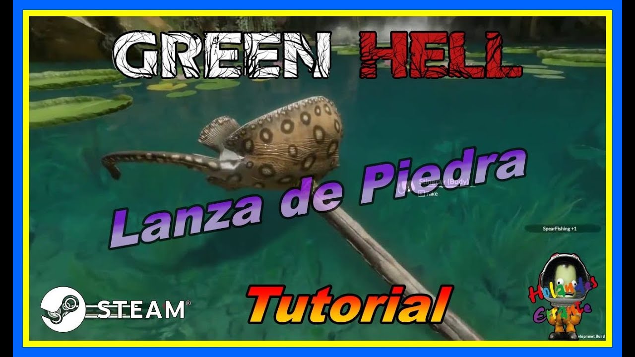 Como hacer una Lanza de Piedra en Green Hell 🌴 Tutorial 2023 - YouTube