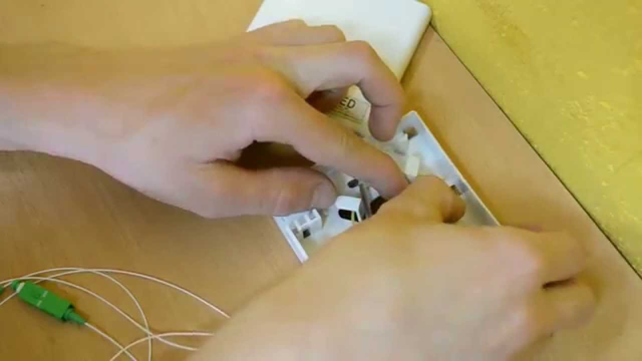 FTTH Installation - Optical Termination Outlets - YouTube