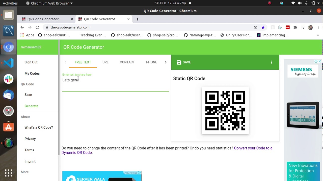 Generate Free QR Code YouTube Generate Free QR Code YouTube