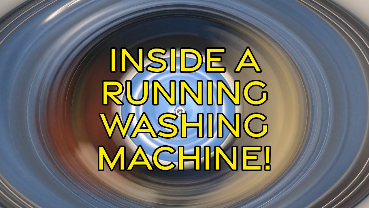 GoPro Inside A Running High Efficiency Washing Machine in 4K! - YouTube