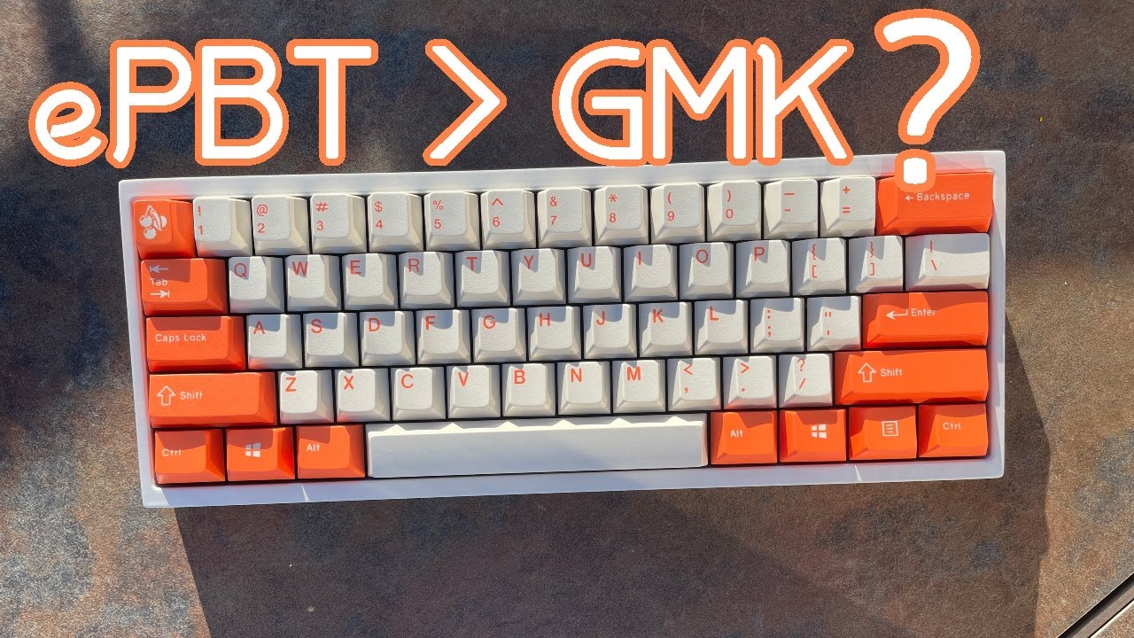ePBT Keycaps Review - Is ePBT Better Than GMK? - YouTube