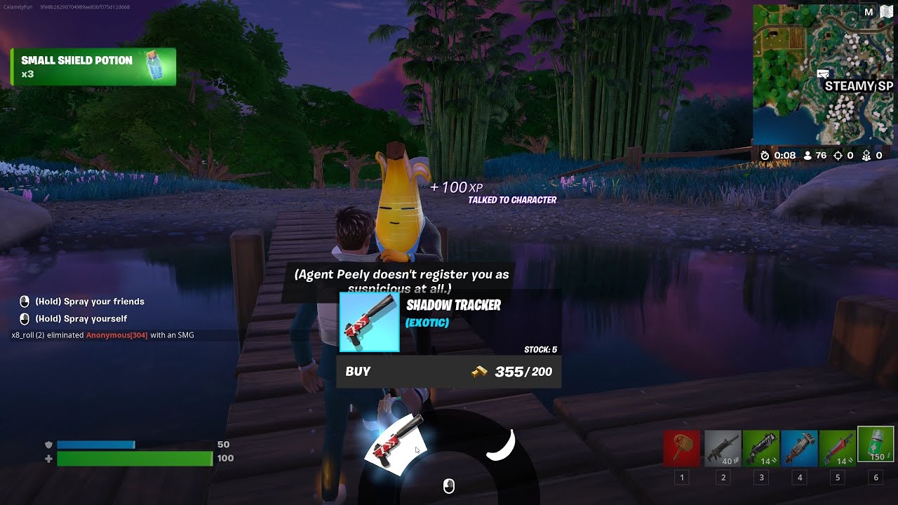 Fortnite Chapter 4 Season 4 EXOTIC SHADOW TRACKER Location - YouTube