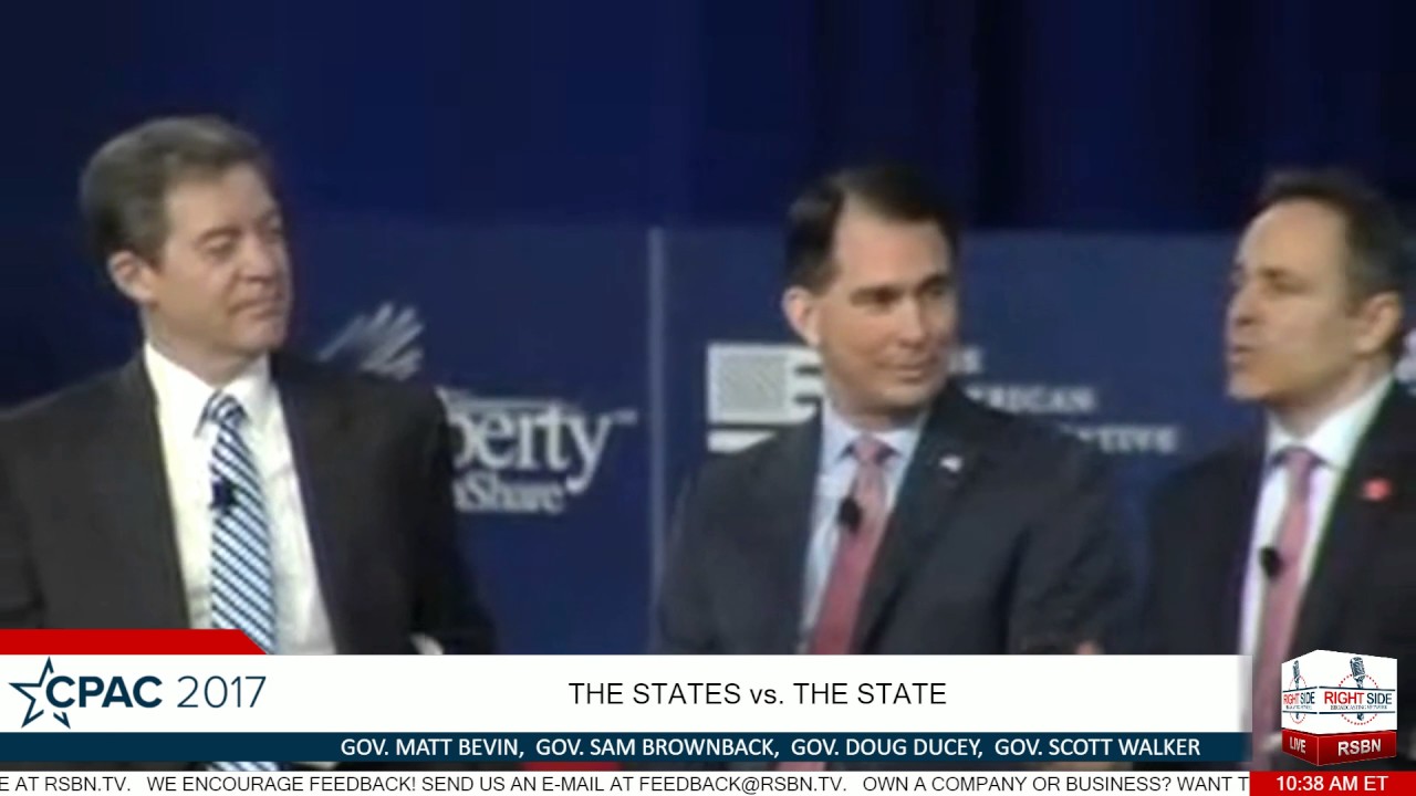 Gov. Scott Walker, Gov. Matt Bevin, Gov. Sam Brownback, Gov. Doug Ducey ...