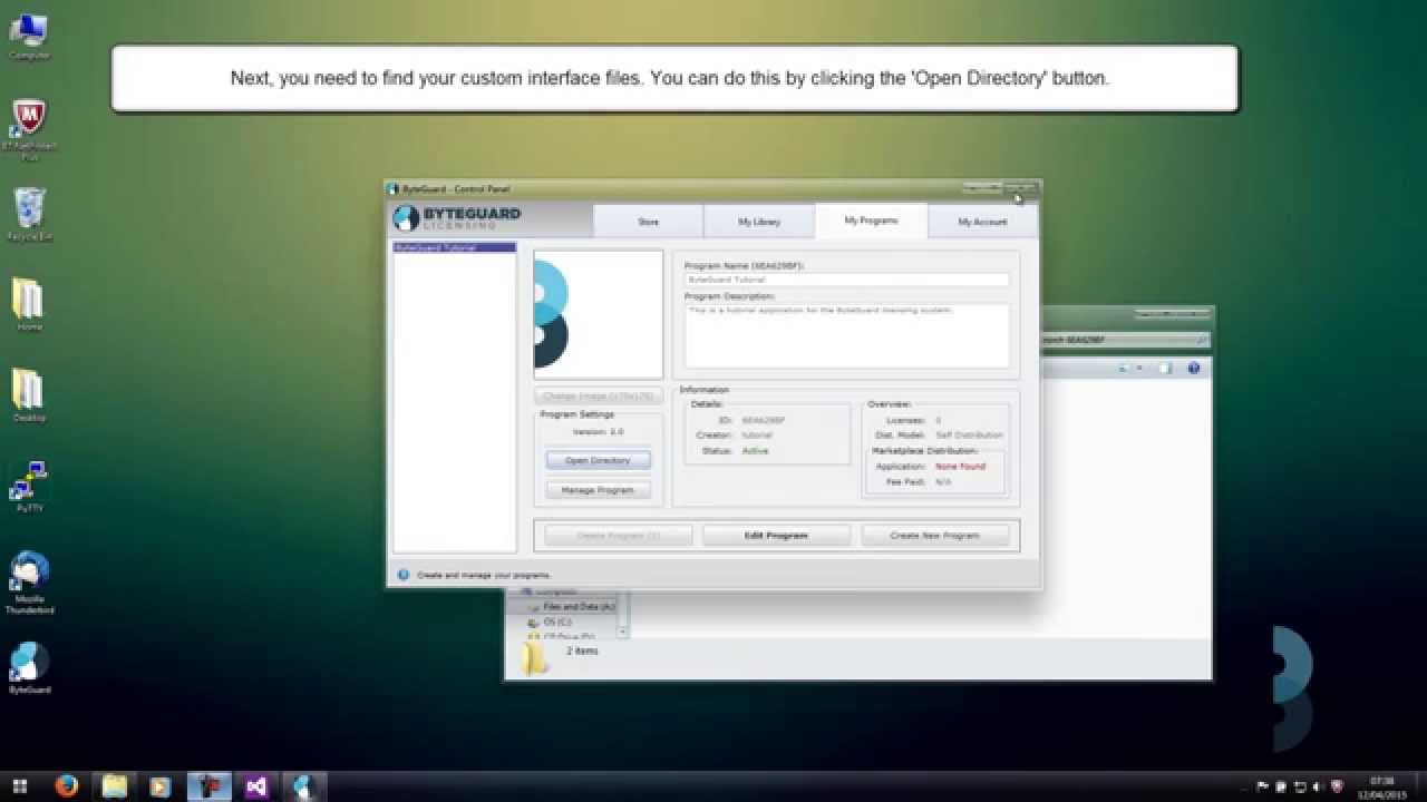 ByteGuard: Using A Custom Interface - YouTube
