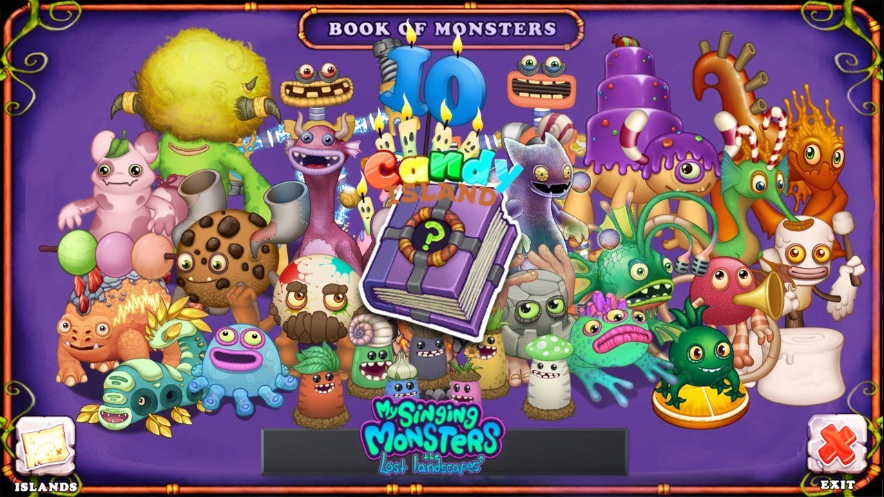 [FAN MADE] Full Book of Monsters CANDY ISLAND THE LOST LANDSCAPES IN ...