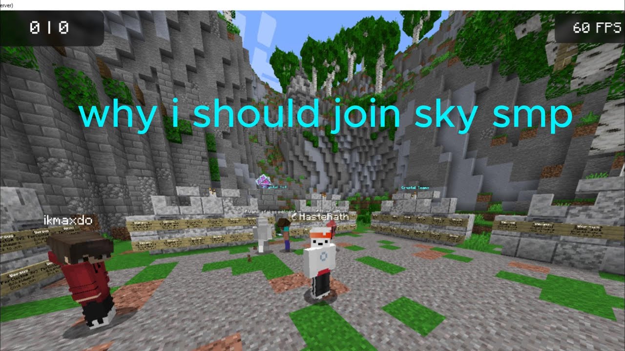 reasons why i should join sky smp - YouTube