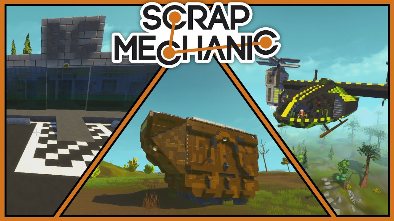 Scrap Mechanic Best Creations - Sandcrawler, Cargo Store, Tilt ...