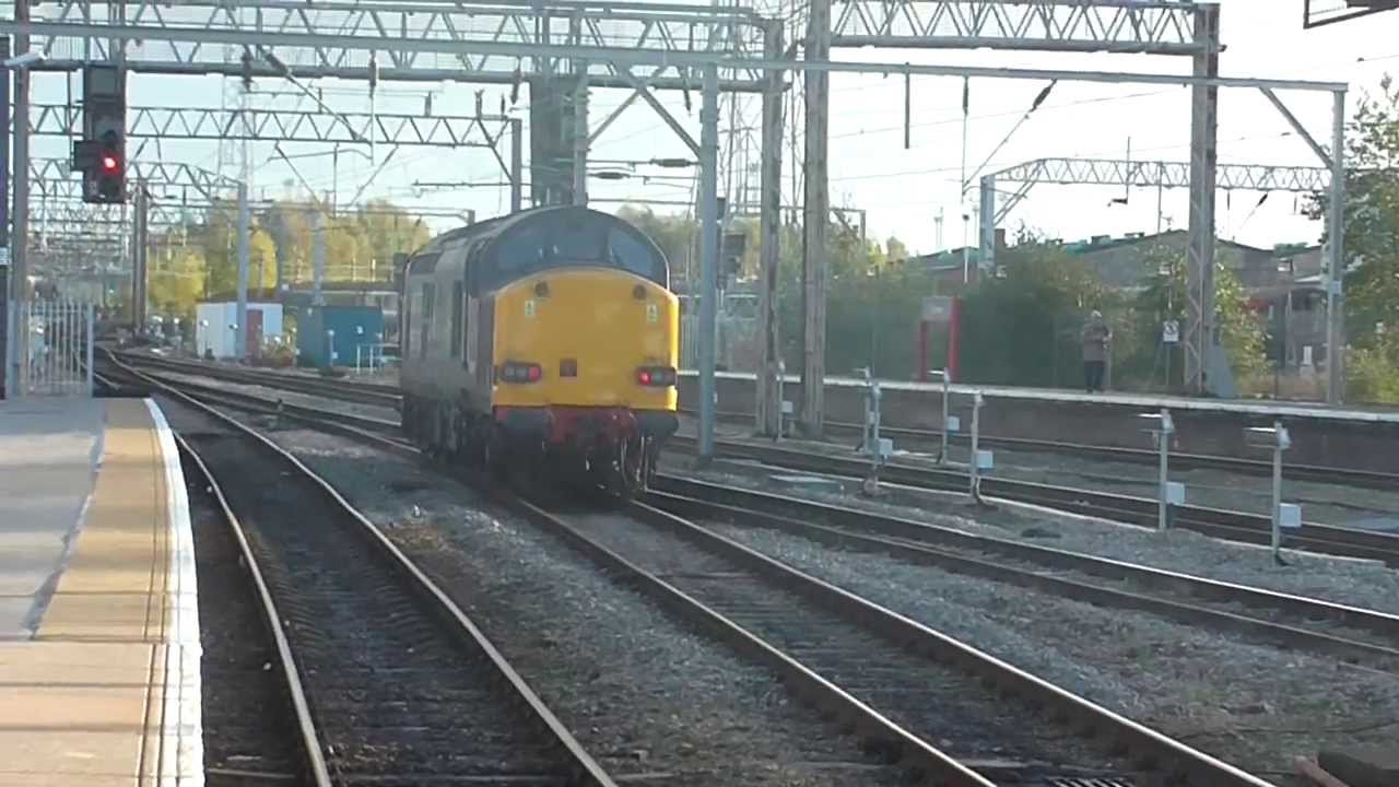 Class 37 No 37607 'OBLITERATES' Crewe on 0Z38 Daventry - Gresty Bridge ...
