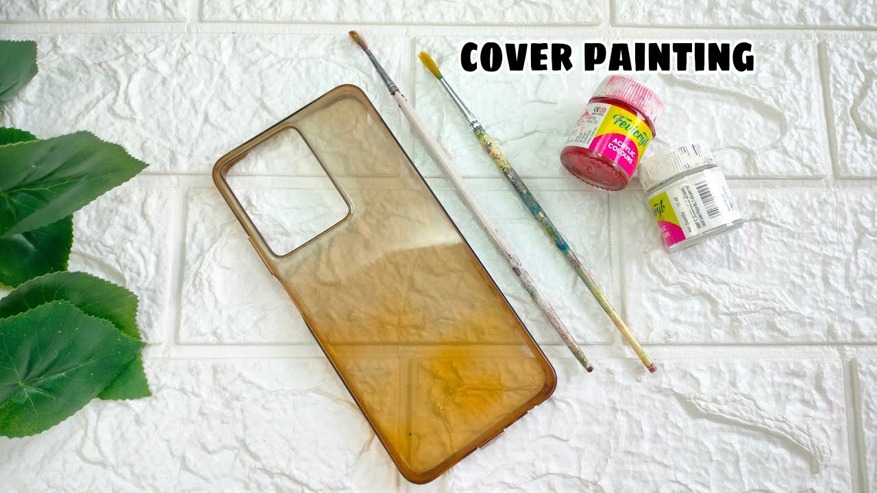 Best Phone Cover Painting 🥰 | Mobile Cover Painting | Phone Cover ...