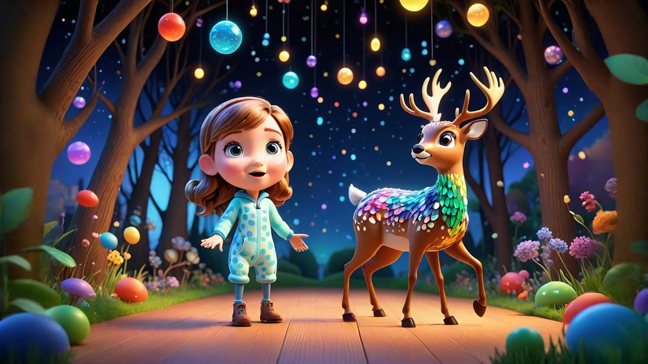 Digital Deer Song for Kids | Fun Nursery Rhyme and Learning Video - YouTube