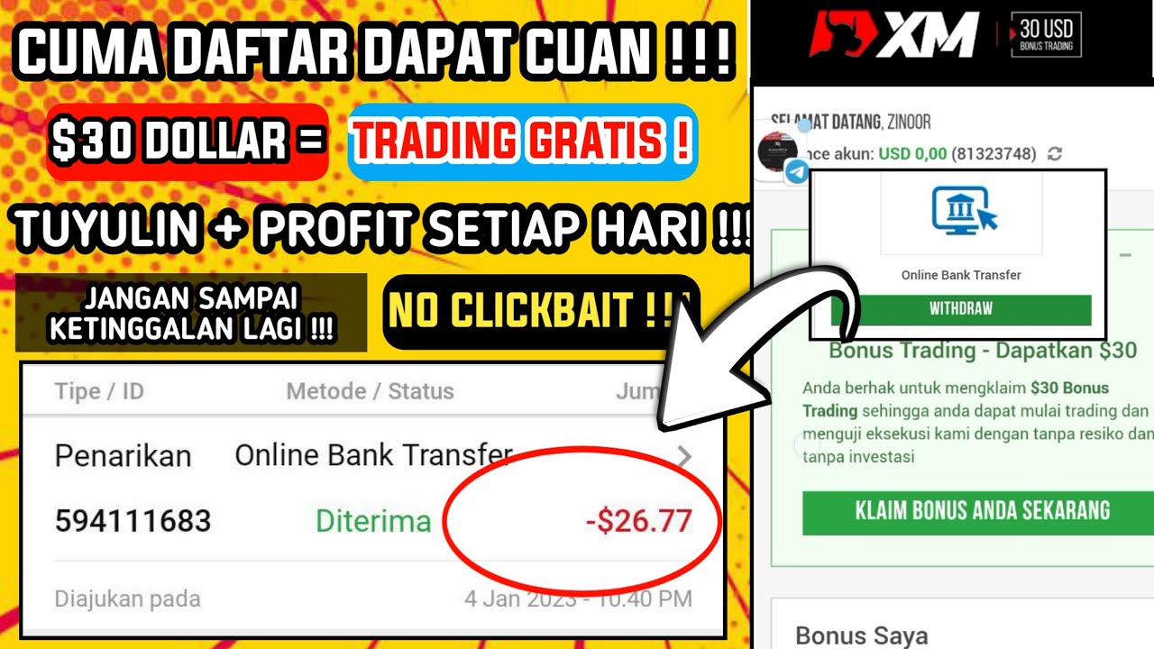 NDB XM FOREX $30 Terbaru 2023 | CARA CLAIM $30 XM + BERMAIN XM TERBARU ...