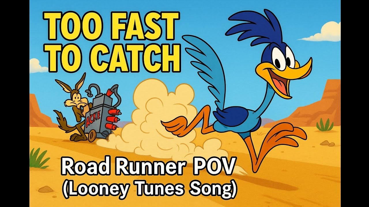 Road Runner – Too Fast to Catch | Looney Tunes POV Song - YouTube