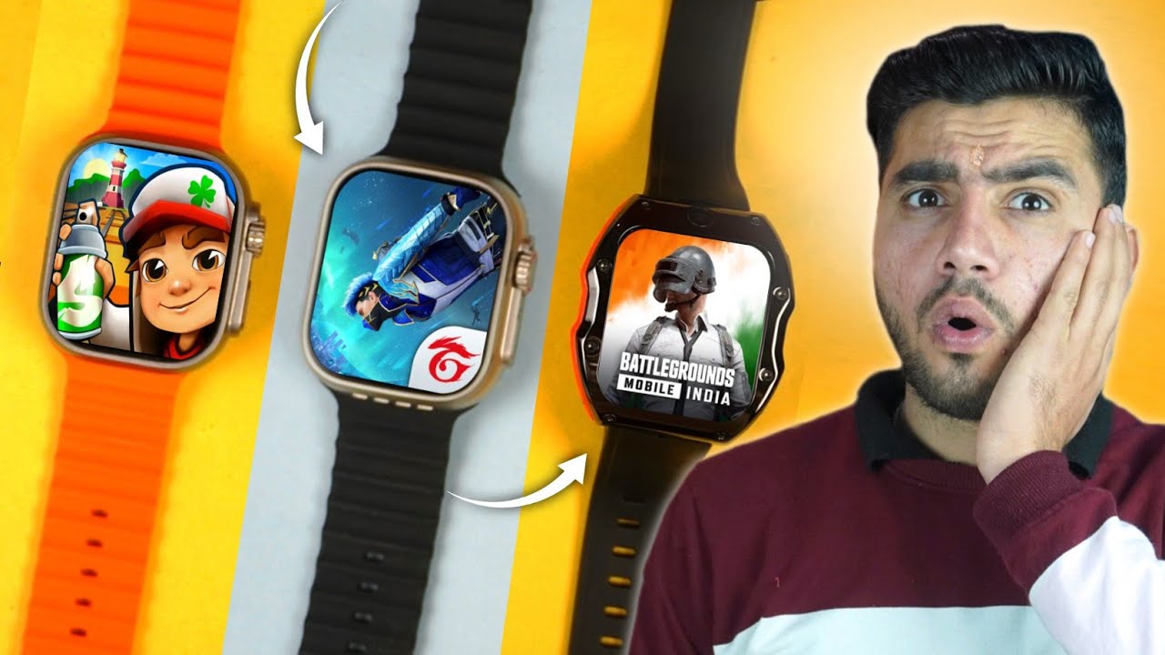 Top 3 Gaming Watches 😲 4 GB RAM ⚡ 128 GB STORAGE 😳 BGMI And Free Fire ...
