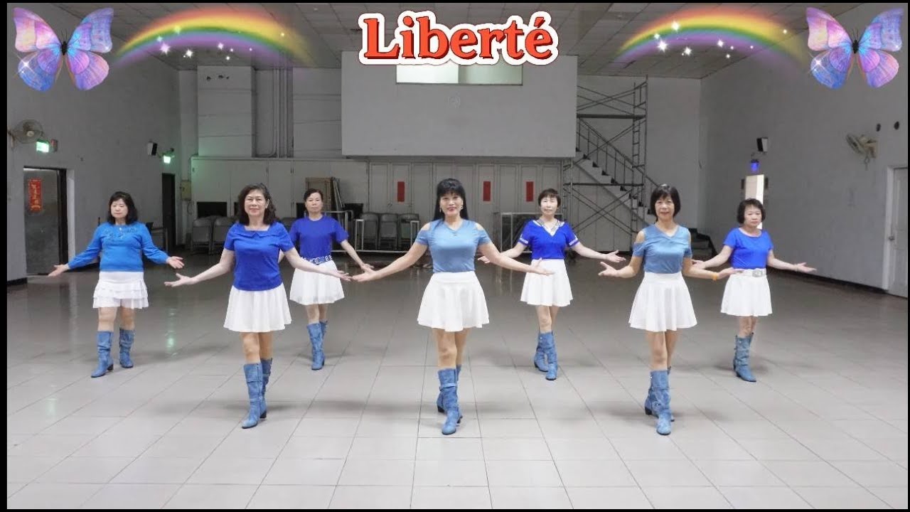 Liberté - Line Dance (Choreo by Betty Chen ,TW) - YouTube