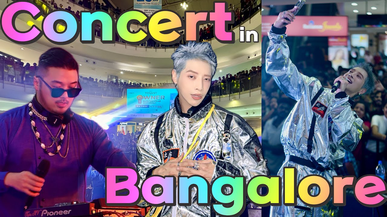 K-Pop singer & DJ's first concert in South India💜Unforgettable night ...