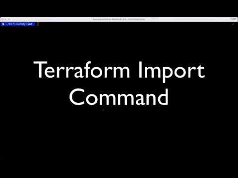 How to Use Terraform's Import Command Like a Pro - YouTube